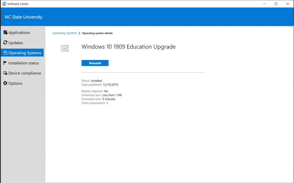 Windows 10 – 1909 Mandatory Upgrade – Deadline 12/04/2020 – ARE ...